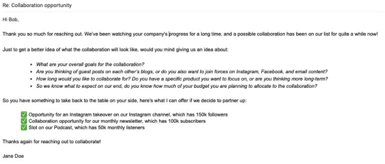 How to respond to a collaboration email: A quick guide