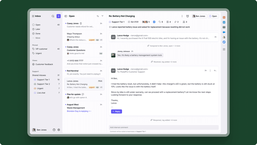 Front Ticketing System | Resolve Support Tickets Faster