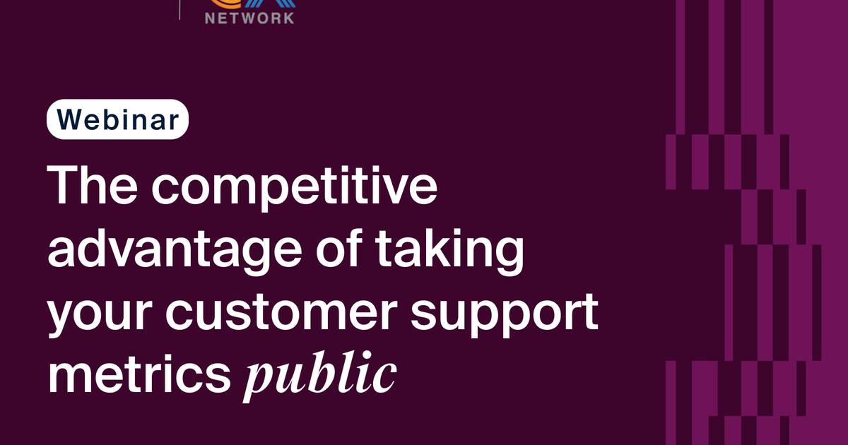 The competitive advantage of taking your customer support metrics ...