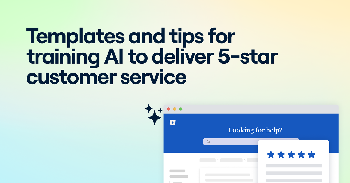 Help AI better help your customers: 5 ways to improve your help center ...