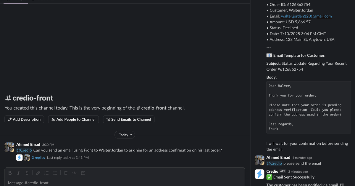 Credio Integration | Front