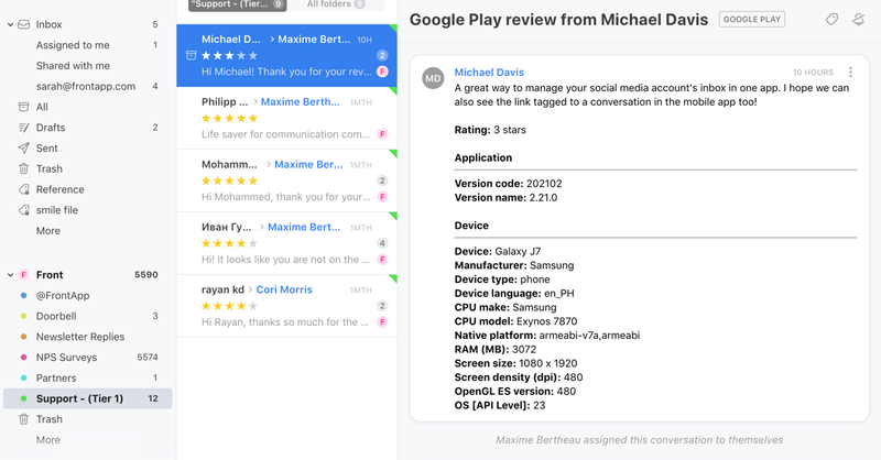Google Play Store Integration | Front