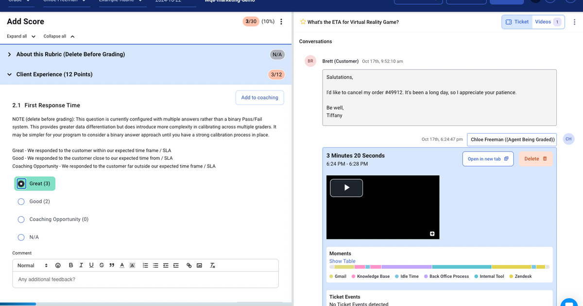MaestroQA Integration | Front