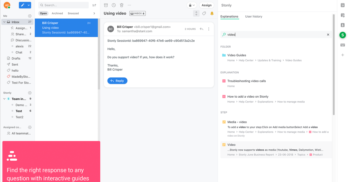Stonly Integration | Front