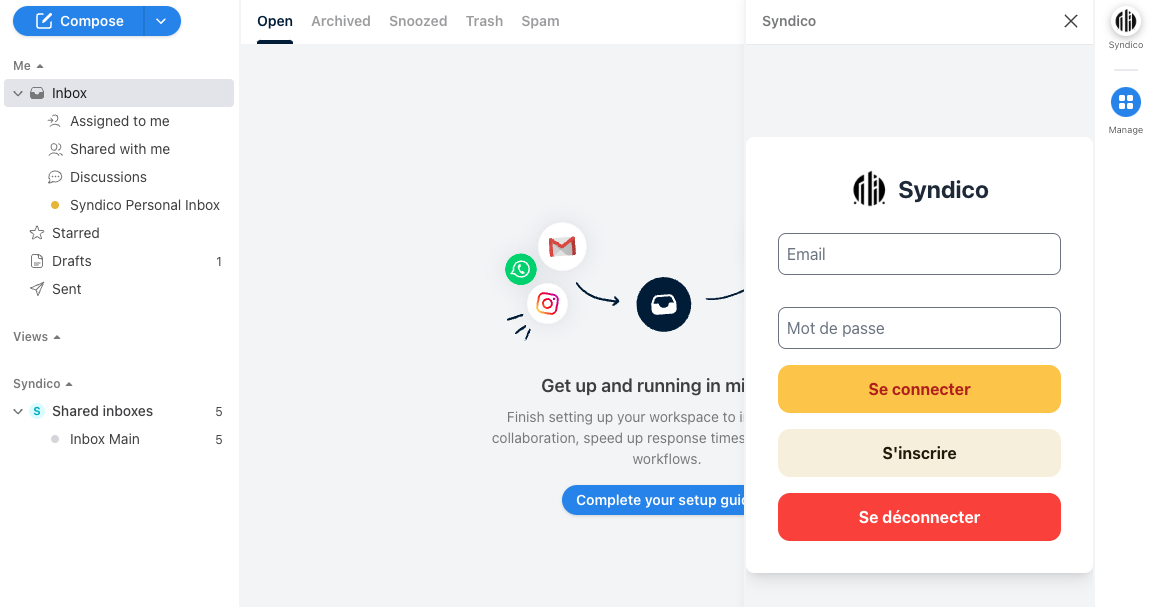Syndico Integration | Front