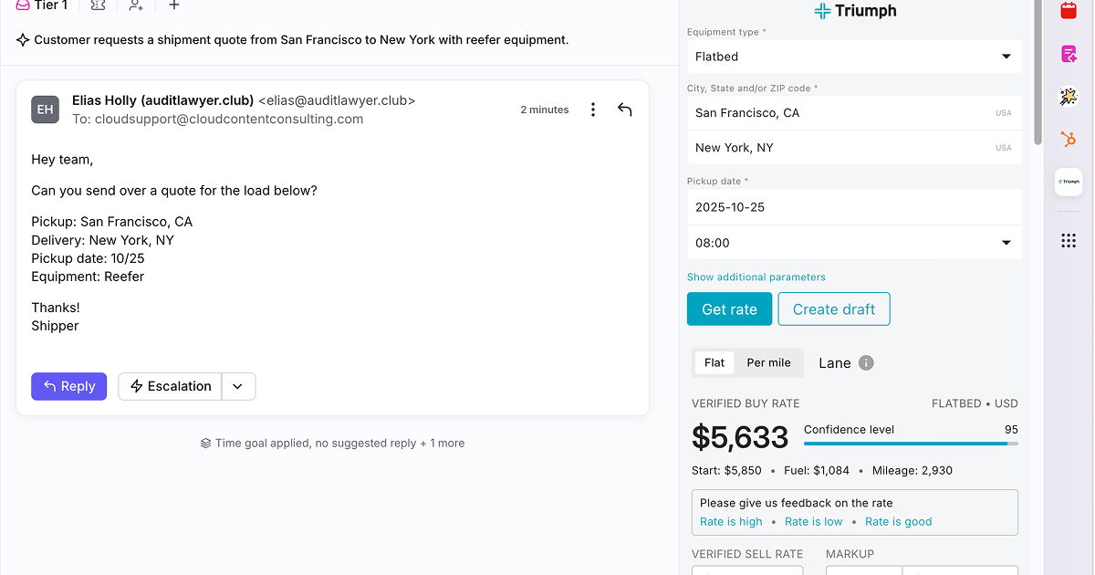 Triumph (Technical Services) Integration | Front